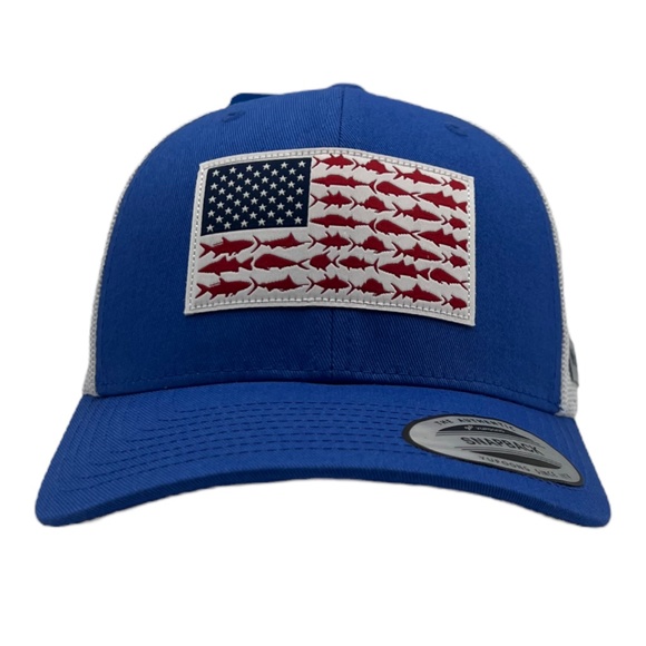 Columbia | Accessories | Columbia Pfg Fish Flag Authentic Snapback ...
